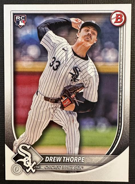 Drew Thorpe 8 Prices Rookie 2025 Bowman Baseball Cards