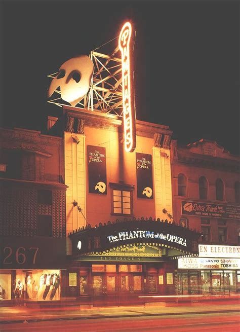 Pantages Theare Toronto Canada Phantom Of The Opera Phantom Of The