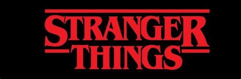 Stranger Things Banner Black