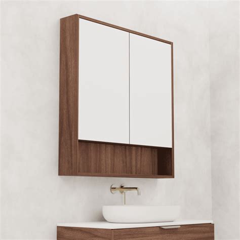 Carini Shaving Cabinet Walnut 900