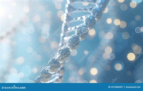 Dna Under A Microscope Stock Image Image Of Anatomy 321688407