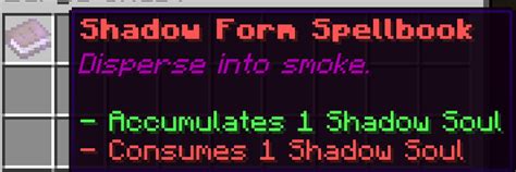Shadow Form Spellbook Minewind Wiki Fandom