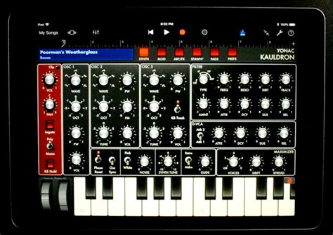 Kauldron ‘smart Analog Modeling Synth For Ios Now Available Synthtopia