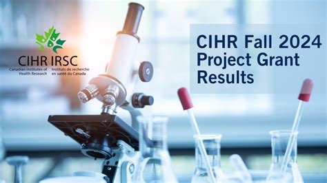Were Excited To Highlight Cihr Fall 2024 Project Grants Across Tdra
