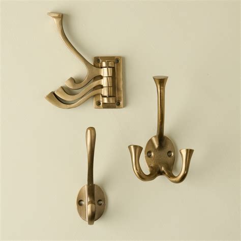 Small Decorative Brass Hooks Shelly Lighting