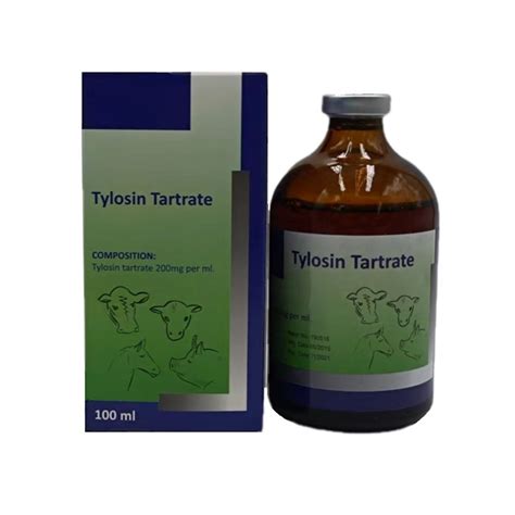 China Tylosin Tartrate Injection For Cattle Suppliers Manufacturers
