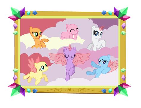 Mlp Mane 6 Picture Base By Pinkie Dash0w0 On Deviantart