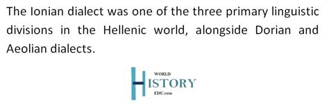 The Four Major Tribes Of Ancient Greece World History Edu
