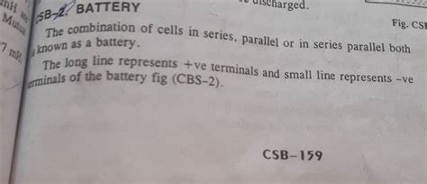 The Combination Of Cells In Series Parallel Or In Series Parallel Both K