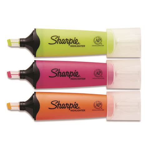 Clearview Tank Style Highlighter Assorted Ink Colors Chisel Tip Assorted Barrel Colors 3pack