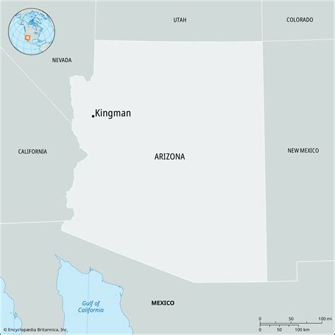 Map Of Kingman Arizona