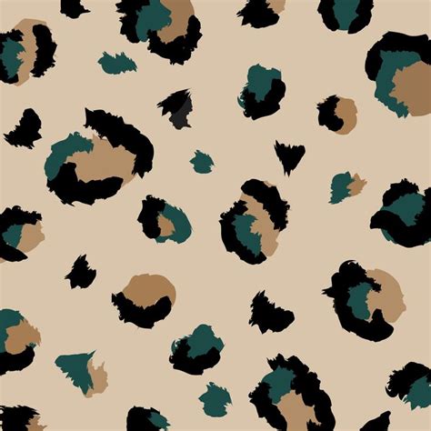Leopard Print And Teal Canvas Wall Art