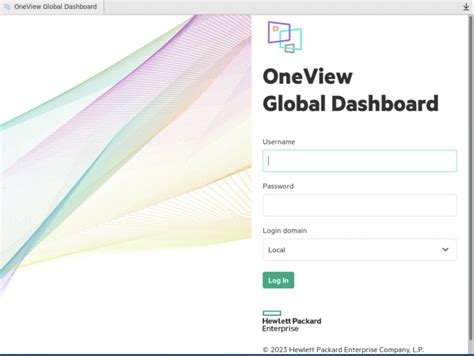 Hpe Oneview Global Dashboard Setup For Synergy Jordansphere