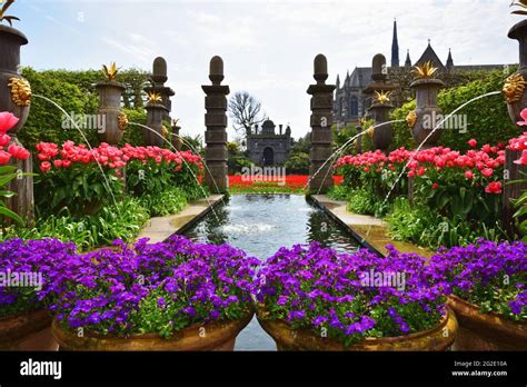 The Gardens At Arundel Castle Arundel West Sussex During The Annual