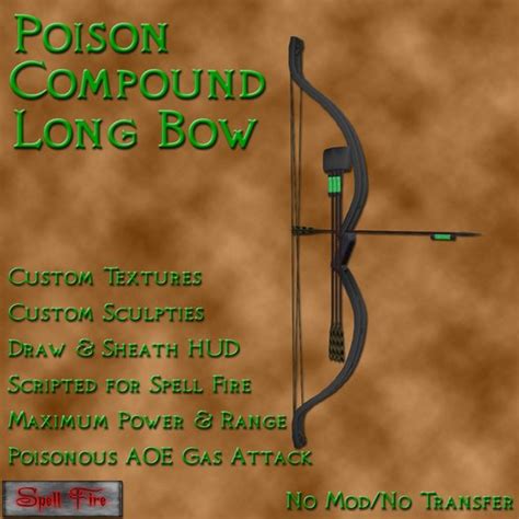 Second Life Marketplace Poison Compound Bow