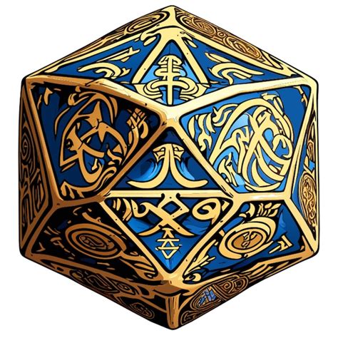 Premium Vector Realistic Old Twelve Sided Dice High Detailed Photorealistic Vector Illustration