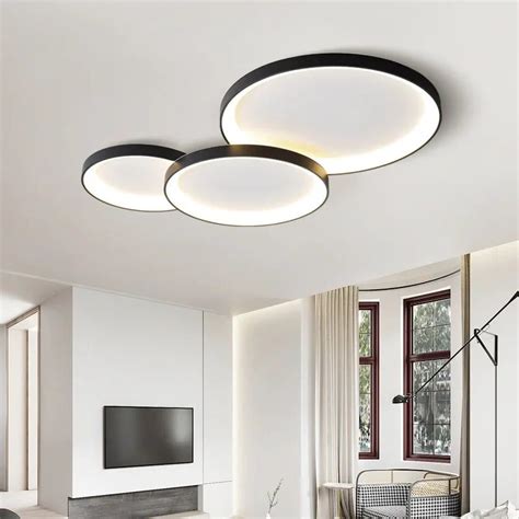 Smart Led Ceiling Lamp Dimmable Living Room Bedroom Lighting Fixture