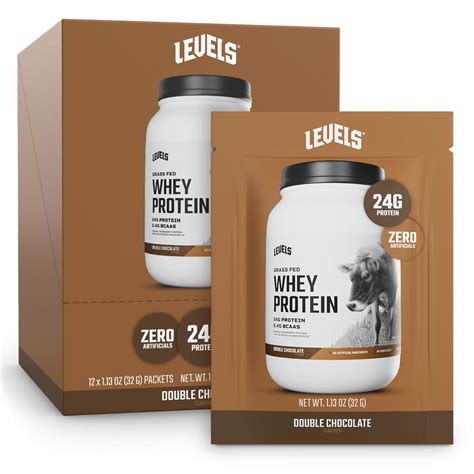 Levels Grass Fed Whey Protein Powder No Artificials 24g Of Protein
