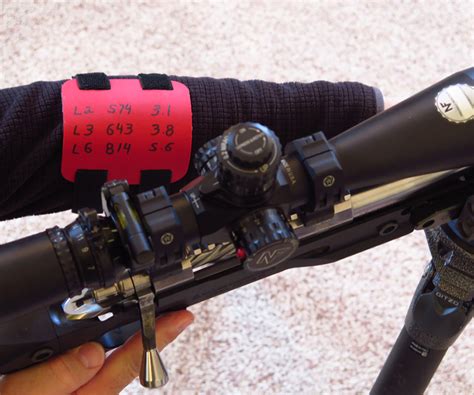 Nw Ballistics D O P E Card