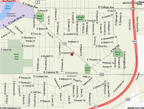 City Of Appleton Wi Map