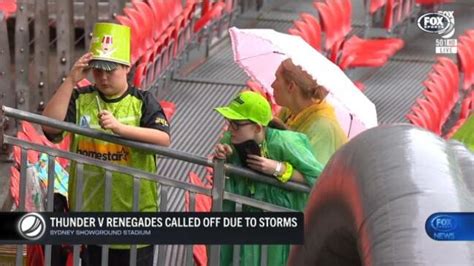 Final Bbl Regular Season Game Washed Out Au — Australias