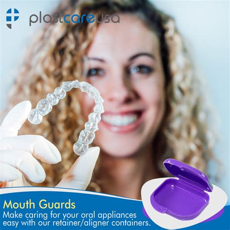 Dental Retainer Case Storage Mouth Guard Box Containers For Invisalign