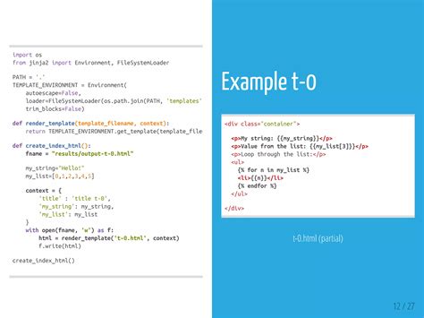 Python Templating Engine Intro To Jinja Pdf Programming Languages Computing