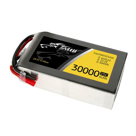 Tattu 30000mah 222v 25c 6s1p Lipo Battery Pack With As150xt150