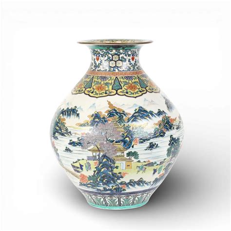 Lot A Large Chinese Famille Verte Porcelain Vase