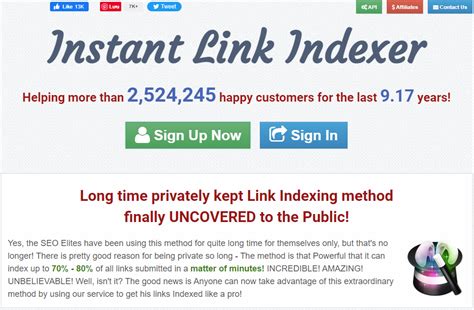 Instant Link Indexer Tăng Index Backlink Nhanh Chóng