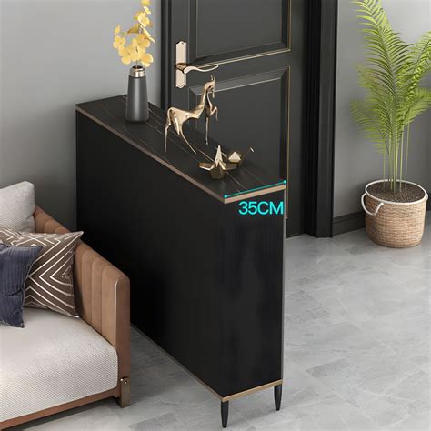 Stone Living Room Sideboard Cabinet Modern Buffet Server Cabinet With Storage And Drawer Buffets