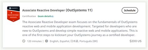 Outsystems認定試験associate Reactive Developer （outsystems 11）を受験してみた Miso