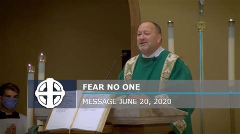 Homily 06 20 20 Dcn Ken Billinger Youtube