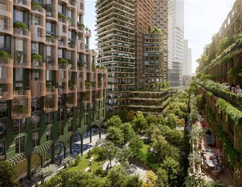 Adjaye Associates Designs Mass Timber Building Covered In Plants For Torontos Waterfront Dezeen