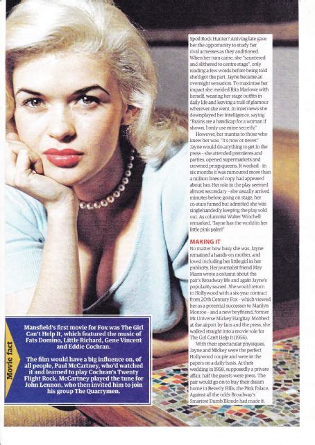 Jayne Mansfield Playboy Magazine United States June 1963 Famousfix