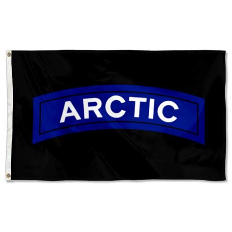 Us Army Arctic Tab Flag Banner
