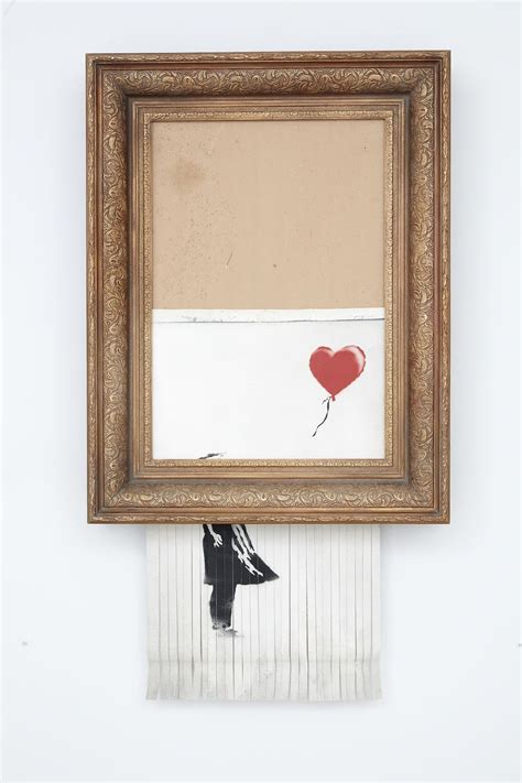 How Did Banksys Girl With Balloon End Up In A Shredder