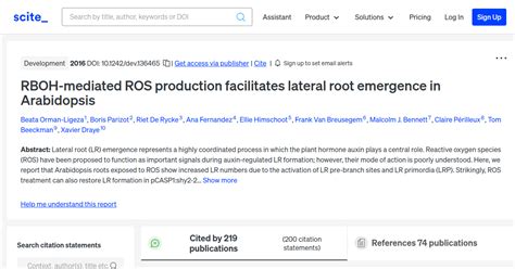 Rboh Mediated Ros Production Facilitates Lateral Root Emergence In