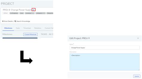 156 Edit Name And Description Of A Project — Motadata Itsm User Guide Documentation