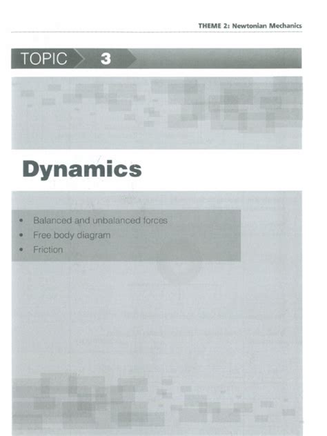 Sec Physics Dynamics Practice Paper Pdf