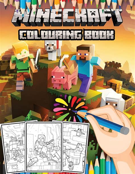 Minecraft Colouring In Book