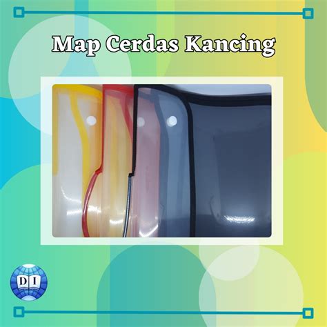 Jual [ Map Kancing] Cerdas Map Pakai Kancing Map Sekolah Map Kerja