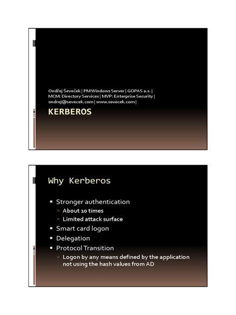 Understanding Kerberos Authentication Pdf
