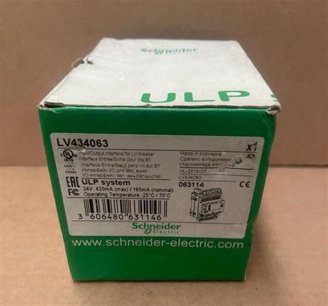 Schneider Electric Ulp System Lv434063 Input Output Interface For — Voltwerk Handel