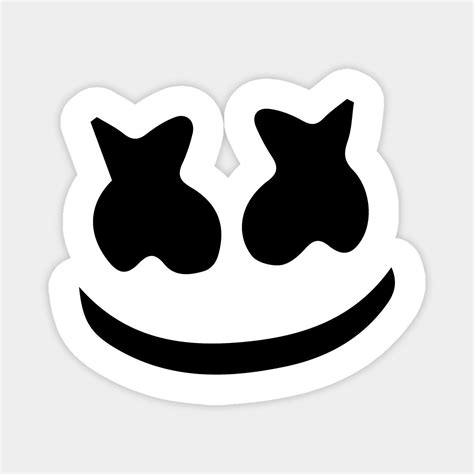Marshmello Face By Padune In 2024 Face Stickers Stickers Face Design