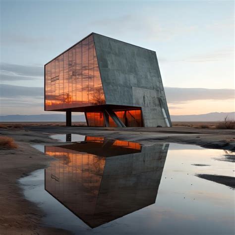 Premium Ai Image Building Concept