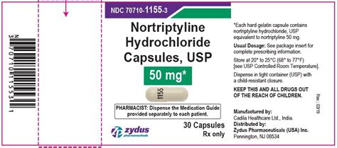 Nortriptyline Package Insert