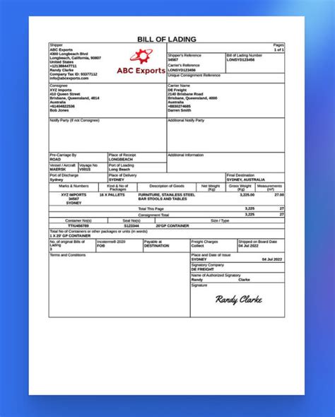 Notify Party And Consignee On A Bill Of Lading Whats Different