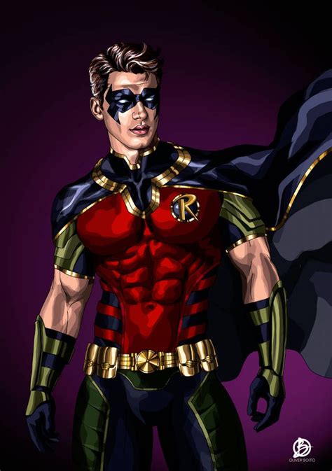 Robin Illustration Dc Comics By Orb78 Robin Dc Robin Superhero Batman Comic Art