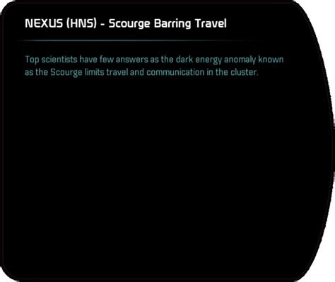 Nexus Hns Scourge Barring Travel Mass Effect Andromeda Wiki